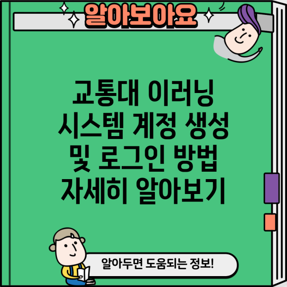 교통대 이러닝 시스템 완벽 가이드 로그인부터 강의 수강까지 교통대학교 온라인 강의 Lms 네이버 블로그